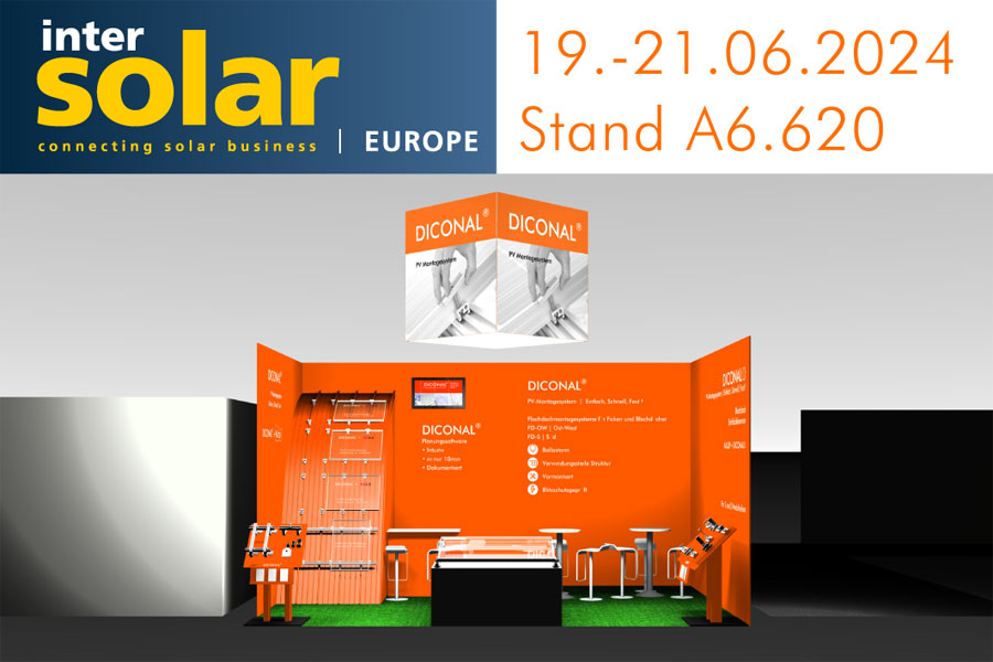 PV Montagesystem für Solaranlagen DICONAL®